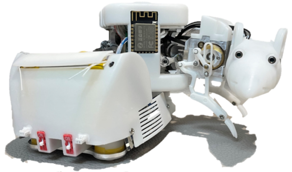 A step towards natural interaction between robots and animals