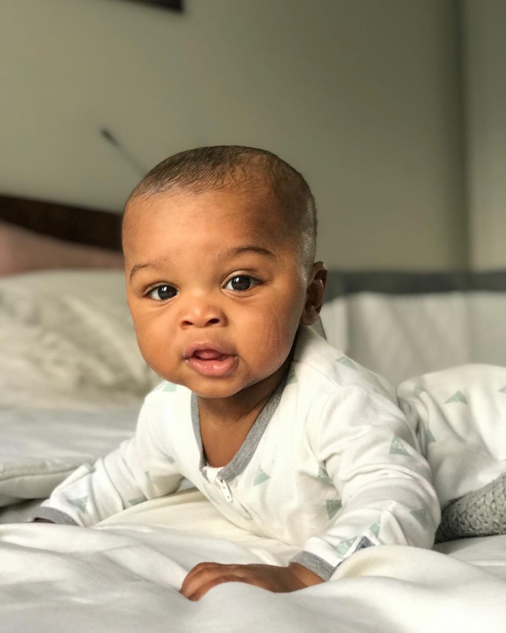 BBNaija's Mike Edwards shares new adorable photos of his son, Mattew