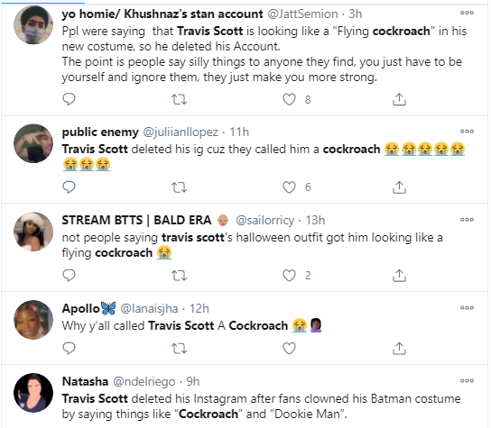 Travis Scott deactivates his Instagram after fans compared him to a ...