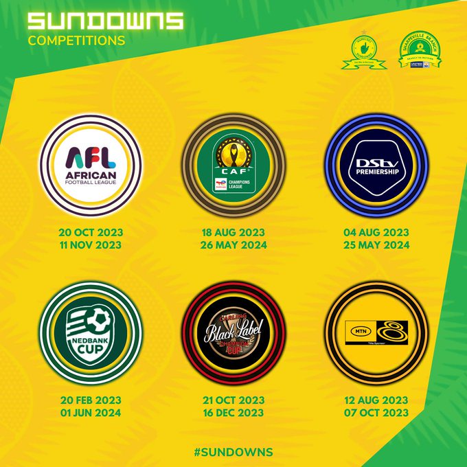Get To Know How Mamelodi Sundowns Cup Games Fixtures Are Like After The ...