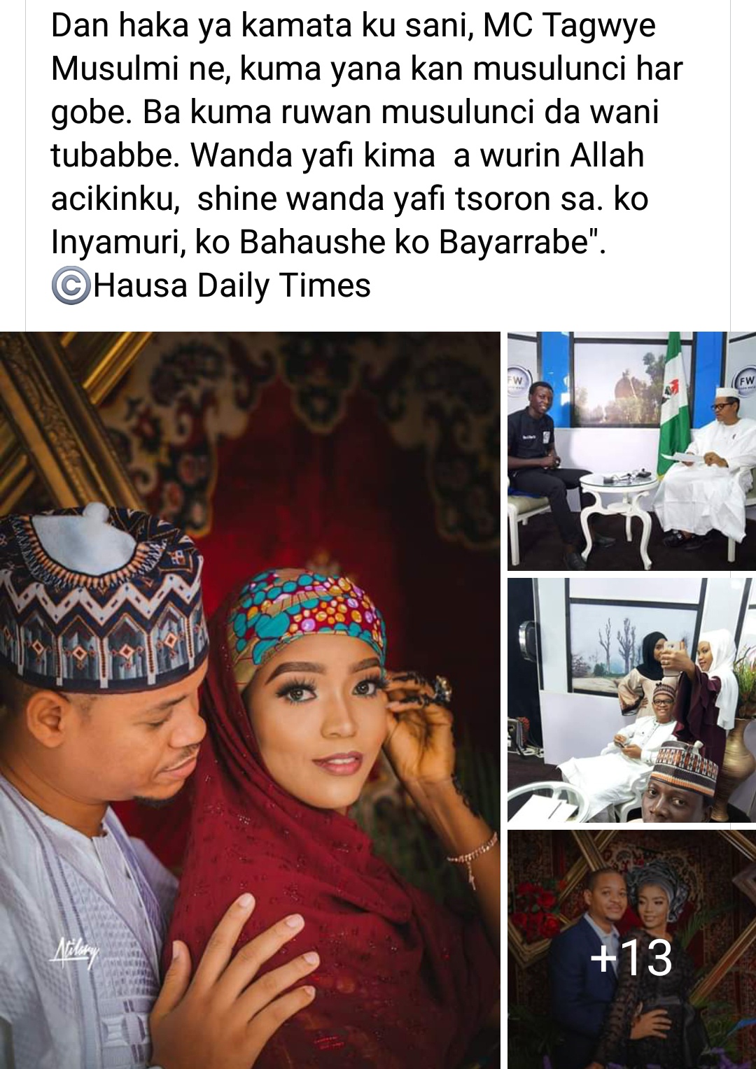 Obinna Simon AKA MC Tagwaye is a Muslim Guy Born to An Igbo Family in ...