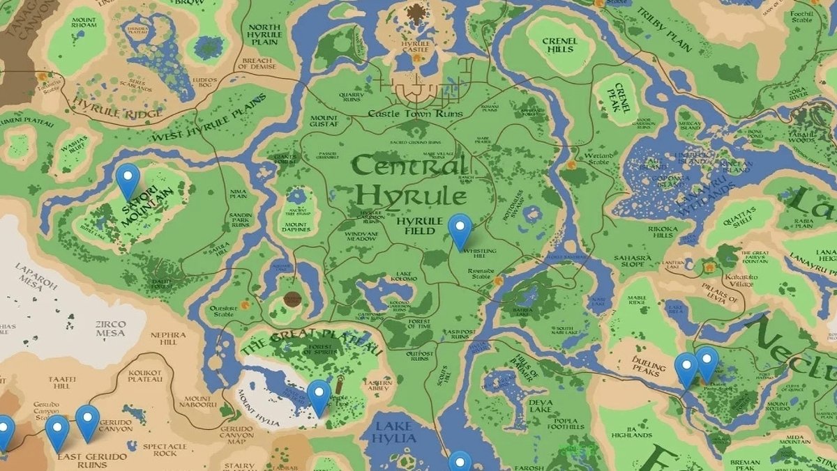burbuja Aguanieve Objetor interactive map botw Persistente por qué Enorme