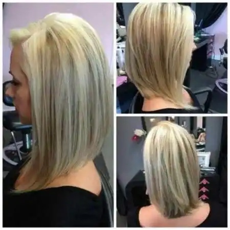Long Bob Front And Back View